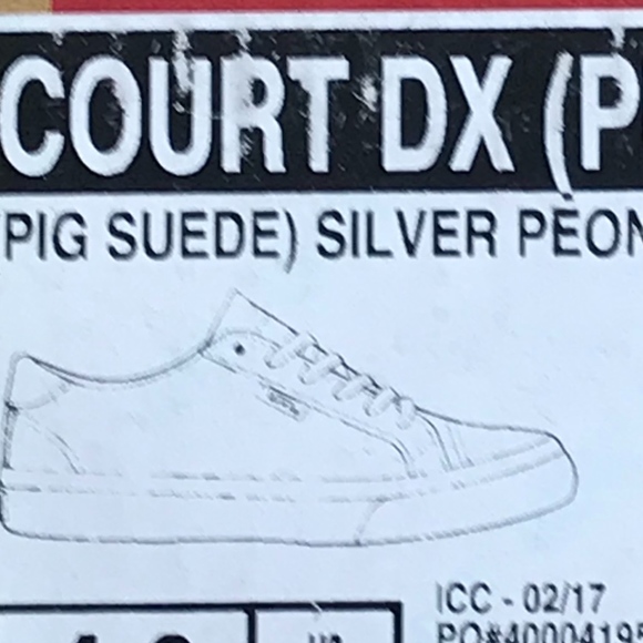 Vans | Shoes | Vans Court Dx Pig Suede Silver Peony Shoes | Poshmark